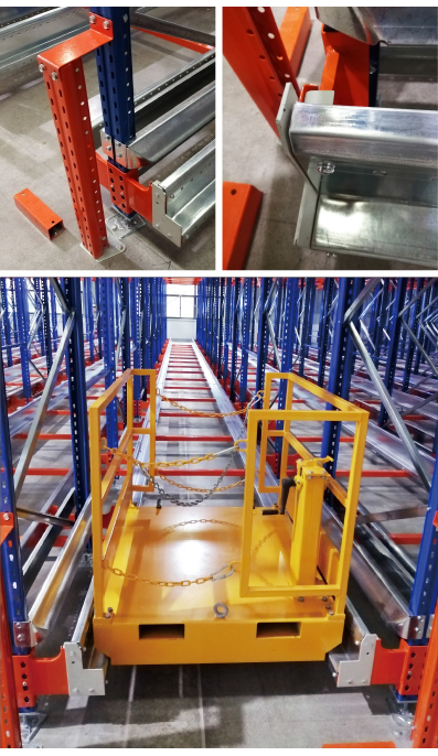 Radio Shuttle Rack Warehouse Storage Racking Pallet Runner Rack Shuttle ...