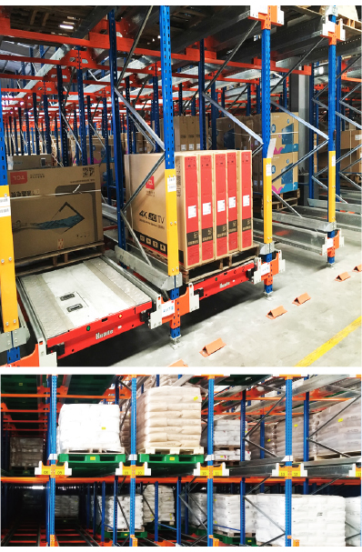 Radio Shuttle Racking Warehouse Storage Racking Pallet Runner Rack ...