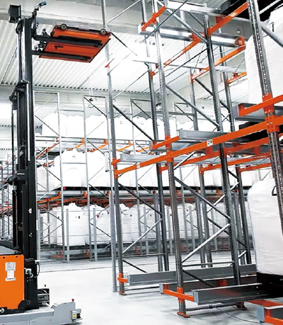 Radio Shuttle Rack Cart And Forklift (AGV) System Fully Automated Fifo ...