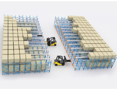 Radio Shuttle Rack Cart And Forklift (AGV) System Fully Automated Fifo ...