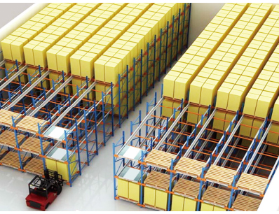 Radio Shuttle Rack Cart And Forklift (AGV) System Fully Automated Fifo ...