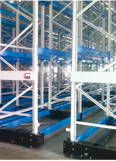 Electric Mobile Pallet Rack Rail Free Racking Warehouse Storage Rack ...
