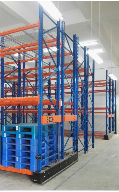 Electric Mobile Pallet Rack Rail Free Racking Warehouse Storage Rack ...
