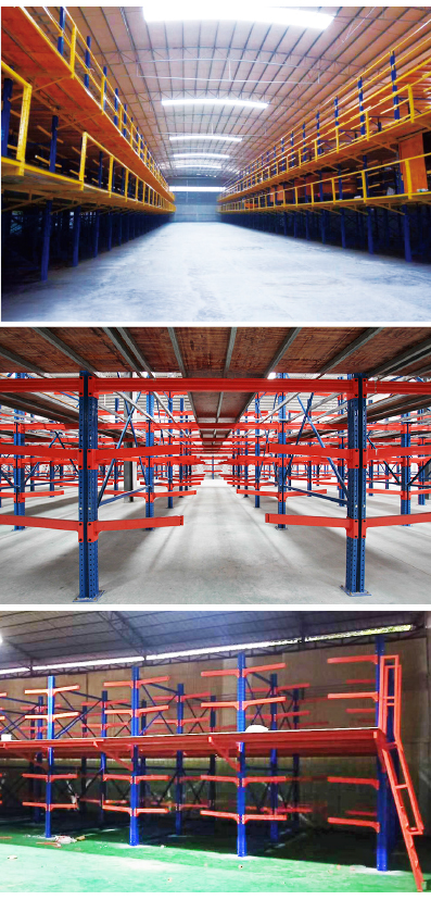 Cantilever Rack For Long Products Cantilevered Mezzanine Rack Warehouse ...