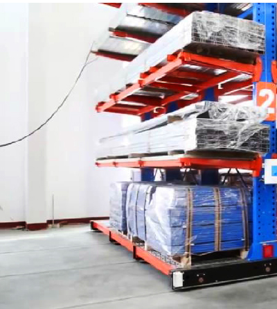 Electric Mobile Cantilever Rack System Warehouse Storage Racking Heavy ...