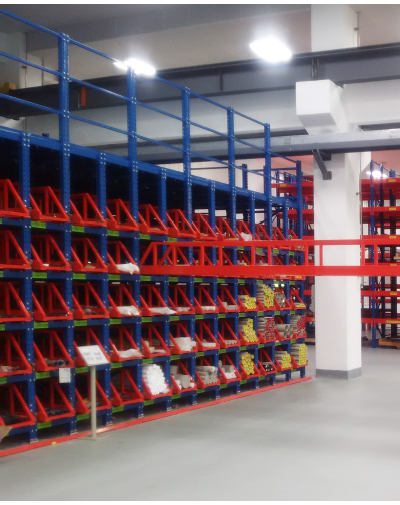 Roll Out Cassette Rack Honeycomb Rack Long Products Racking Cantilever ...