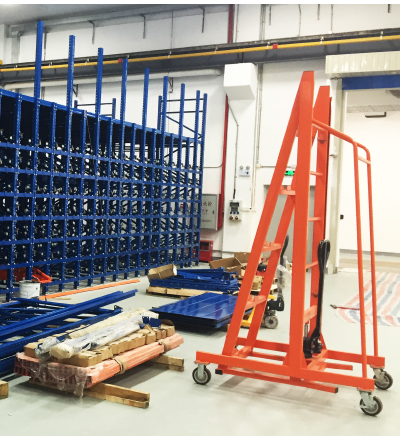 Roll Out Cassette Rack Honeycomb Rack Long Products Racking Cantilever ...