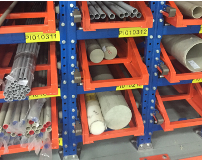 Roll Out Cassette Rack Honeycomb Rack Long Products Racking Cantilever ...