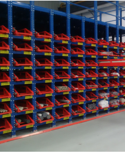 Roll Out Cassette Rack Honeycomb Rack Long Products Racking Cantilever ...