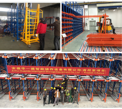 Roll Out Cassette Rack Honeycomb Rack Long Products Racking Cantilever ...