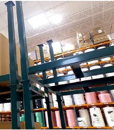 Demountable Square Tube Pallet Stacking Rack For Warehouse Storage