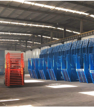 Warehouse Storage Stacking, Nesting Movable Pallet Support , Pallet ...