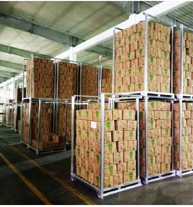 Warehouse Storage Stacking, Nesting Movable Pallet Support , Pallet ...