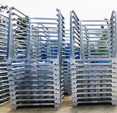 Foldable Stacking rack Nestainer Demountable tacking Rack