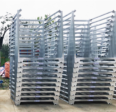 Warehouse Storage Stacking, Nesting Movable Pallet Support , Pallet ...