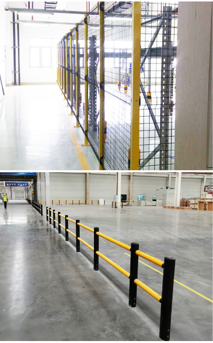 VOLVO Warehouse Storage Rack Flexible Anti Collision System