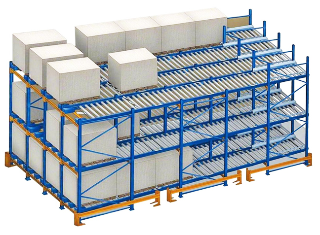 Gravity Pallet Flow Racks Gravity Racking Warehouse Storage Racking ...