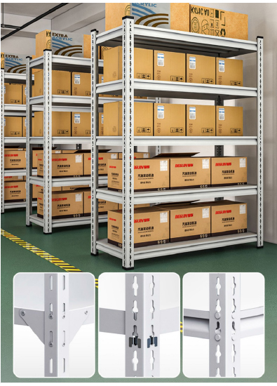 Light Duty Rack Angel Iron Rack Carton Box Storage Racking Long Span ...