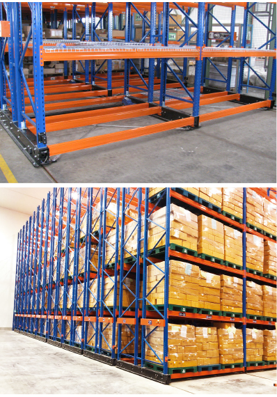 Heavy Duty Electric Mobile Pallet Racking System Heavy Duty Pallet Rack ...