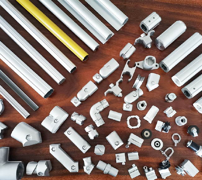 The Third Generation Lean Pipe Rack Aluminium Alloy Equipment