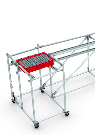 The Third Generation Lean Pipe Rack Aluminium Alloy Equipment