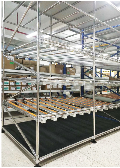 The Third Generation Lean Pipe Rack Aluminium Alloy Equipment