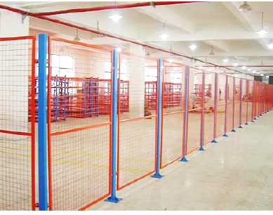 Wire Mesh Security Fence Aluminium Alloy Safety Fence Warehouse Fence