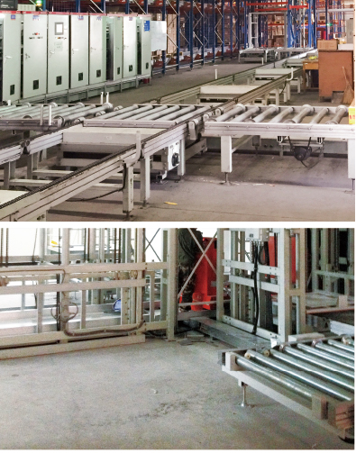 Pallet Sorting Conveyor System Flexible Gravity Roller Conveyor System ...