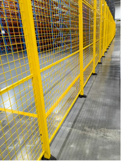 Wire Mesh Security Fence Aluminium Alloy Safety Fence Warehouse Fence