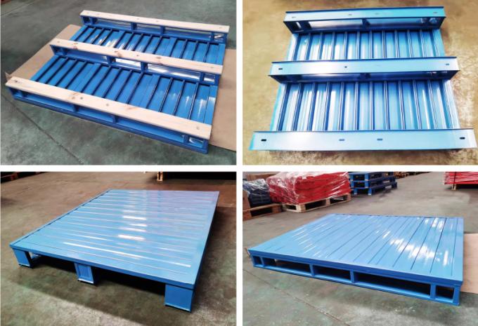 Steel and Wood Structure Pallets Iron Pallet Metal Pallets For ASRS ...