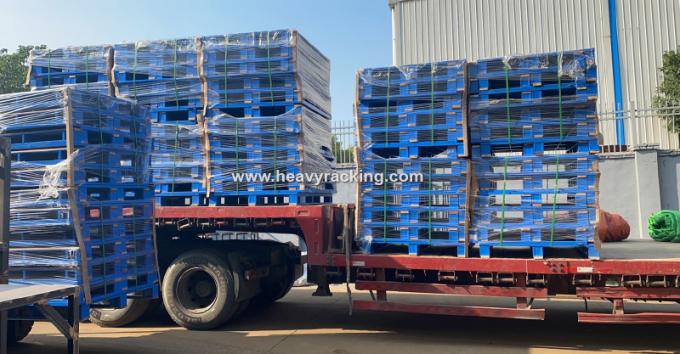 Steel and Wood Structure Pallets Iron Pallet Metal Pallets For ASRS ...