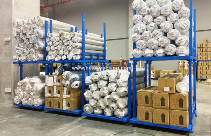 Stacking Rack For Fabric Roll Portable Stack Rack For Cloth Storage