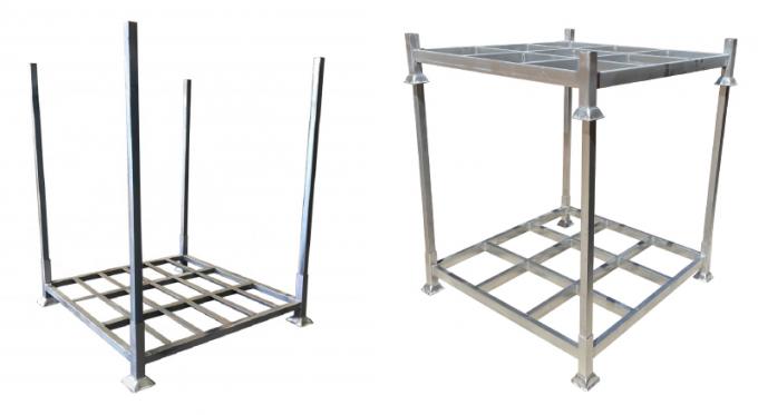 Square Tube Foldable Stacking rack Demountable Stacking rack Stackable Rack