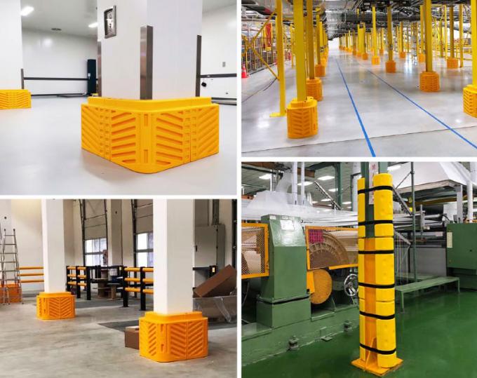 Building column Guard Anti-Collision Guardrails Warehouse Safety Barrier