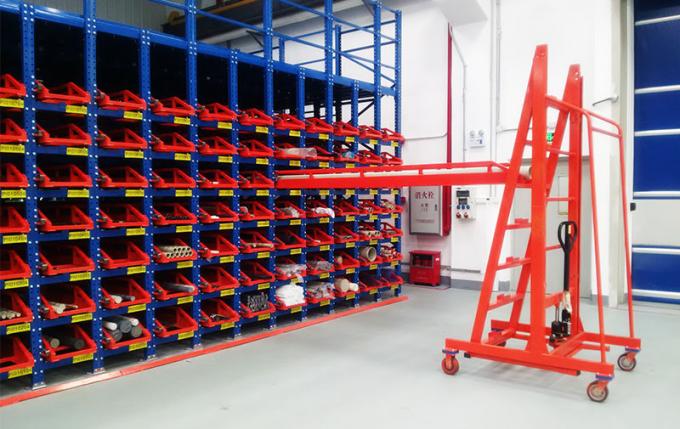 Roll Out Cassette Rack Honeycomb Rack Long Products Racking Cantilever ...