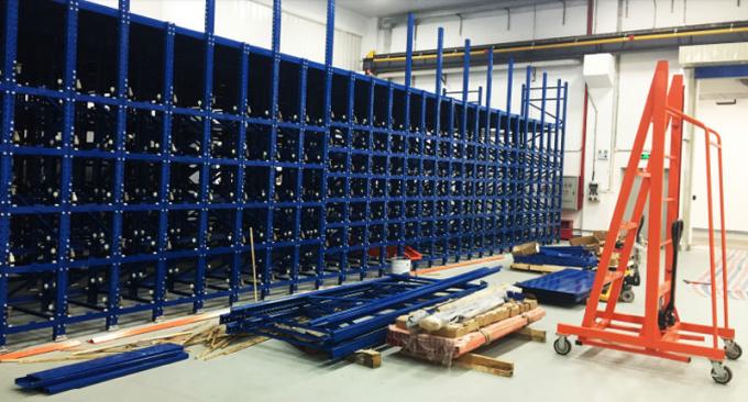 Roll Out Cassette Rack Honeycomb Rack Long Products Racking Cantilever ...