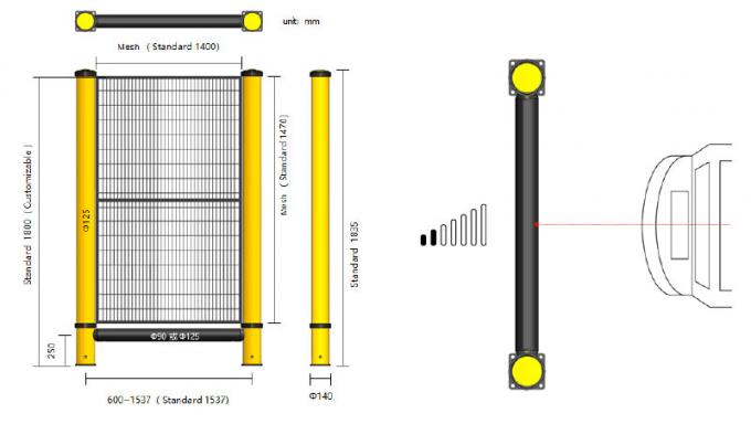 LW Traffic Barrier Wire Mesh Security Fence Safety Fence Mesh Fencing ...