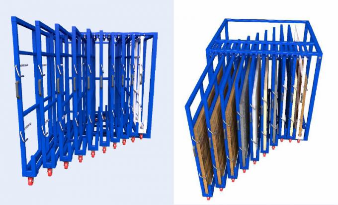 Vertical Roll Out Sheets Rack Metal Sheets Storage Racking Drawer Racking