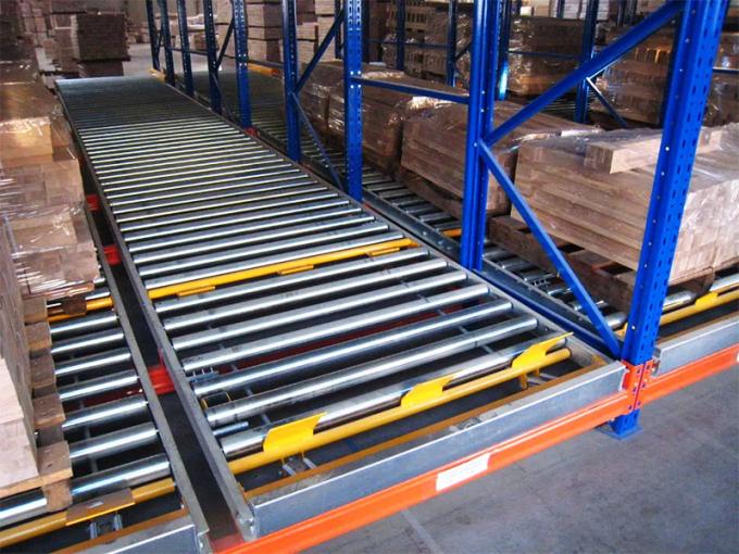 A57: Gravity Storage Racking Warehouse Gravity Pallet Rack Pallet Flow Rack