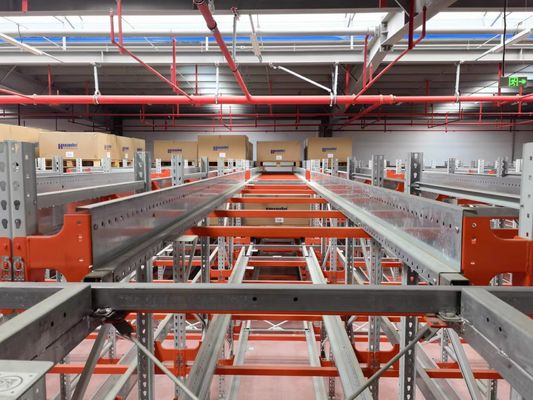 Q235B Steel Storage Rack System For FIFO Warehouse
