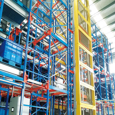 Four Way Radio Shuttle Rack ASRS Pallet Runner Racking 4 Way Radio ...