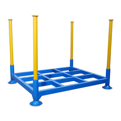 Demountable Round Post Pallet Stacking Rack For Warehouse Storage