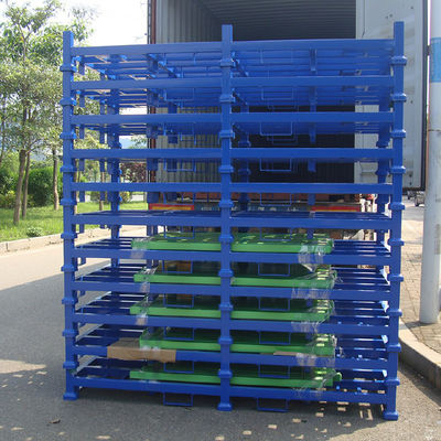 Square Tube Foldable Stacking rack Demountable Stacking rack For ...