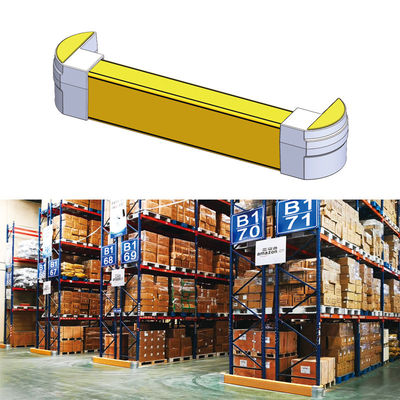 Flexible Anti Collision Kerb Curved Barriers Rack End Barrier Safety ...