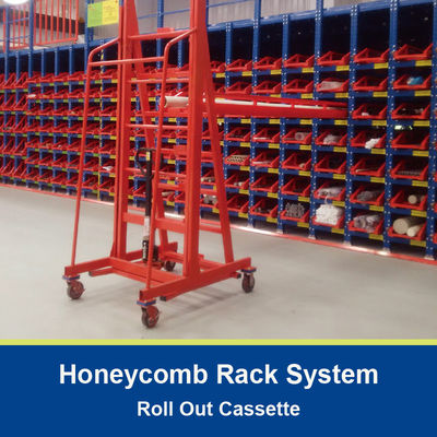 Roll Out Cassette Rack Honeycomb Rack Long Products Racking Cantilever ...