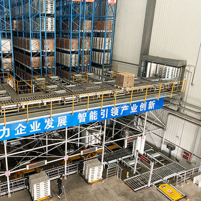 Handling & Palletizing System Warehouse Storage Rack Pallet Conveyor System