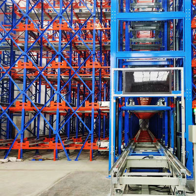 Four Way Radio Shuttle Rack ASRS Pallet Runner Racking 4 Way Radio ...
