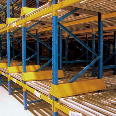 FIFO Support Gravity Storage Racking System 2000kg Per Pallet ODM OEM