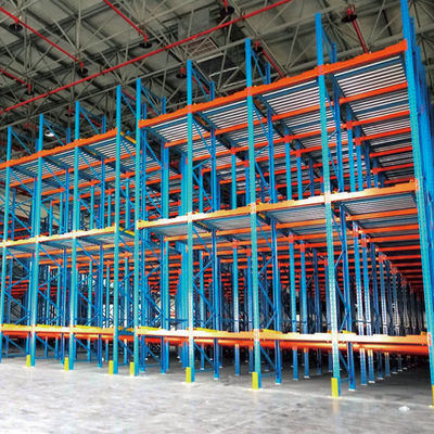 FIFO Support Gravity Storage Racking System 2000kg Per Pallet ODM OEM