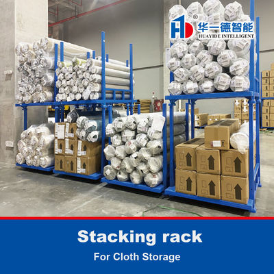 Stacking Rack For Fabric Roll Portable Stack Rack For Cloth Storage